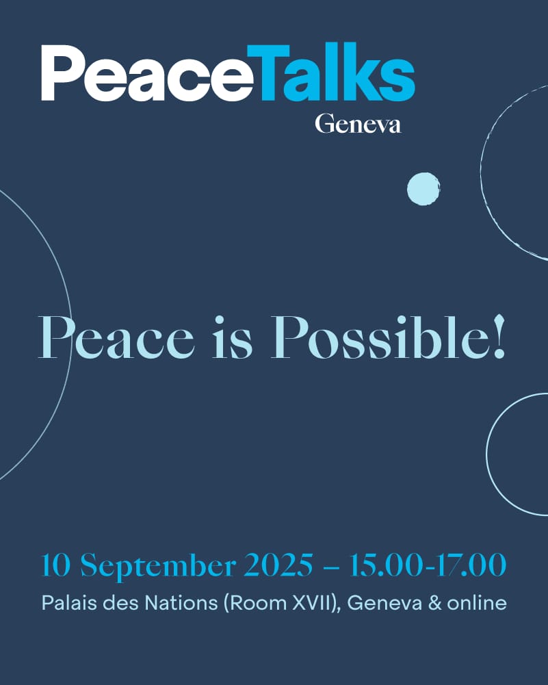 International Day of Peace, the 2025 Geneva Peace Talks : SaiGuru, London